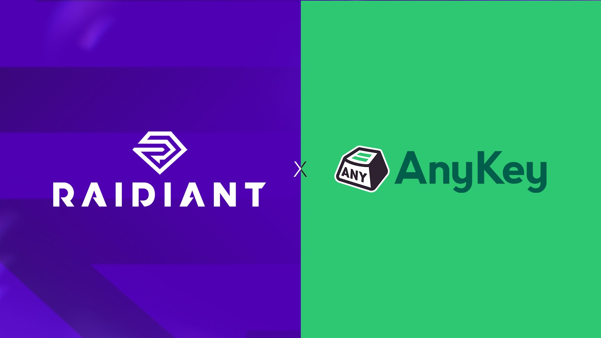 Raidiant announces AnyKey as official Verification Partner for 2024-25 ...